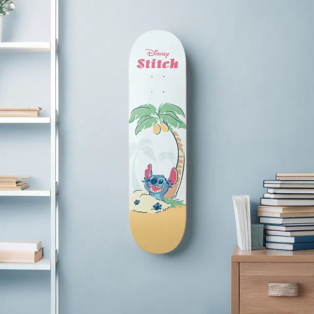 Tropical Disney's Lilo and Stitch Skateboard | Zazzle