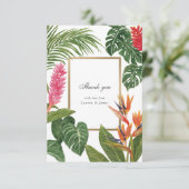 Tropical Dream Thank You Card | Zazzle
