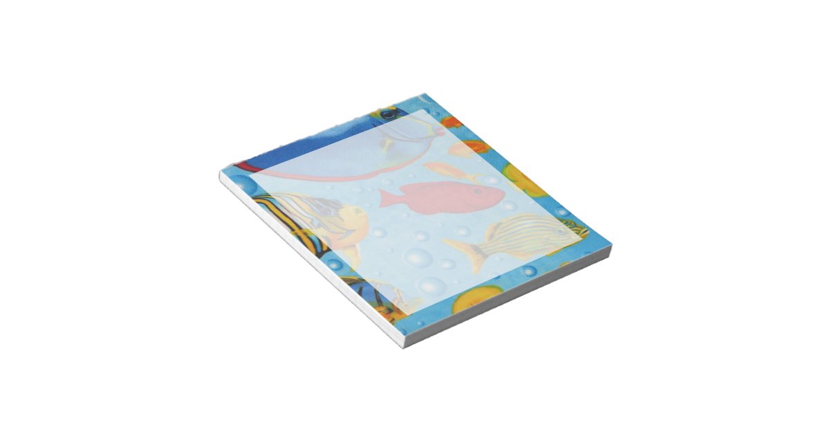 Tropical Fish 2 Notepad | Zazzle