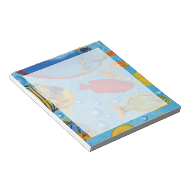 Tropical Fish 2 Notepad | Zazzle