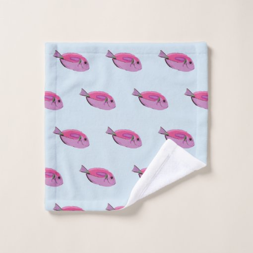 Tropical Fish Bathroom Towel Set | Zazzle