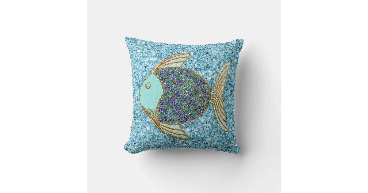 Tropical Fish Pillow | Zazzle