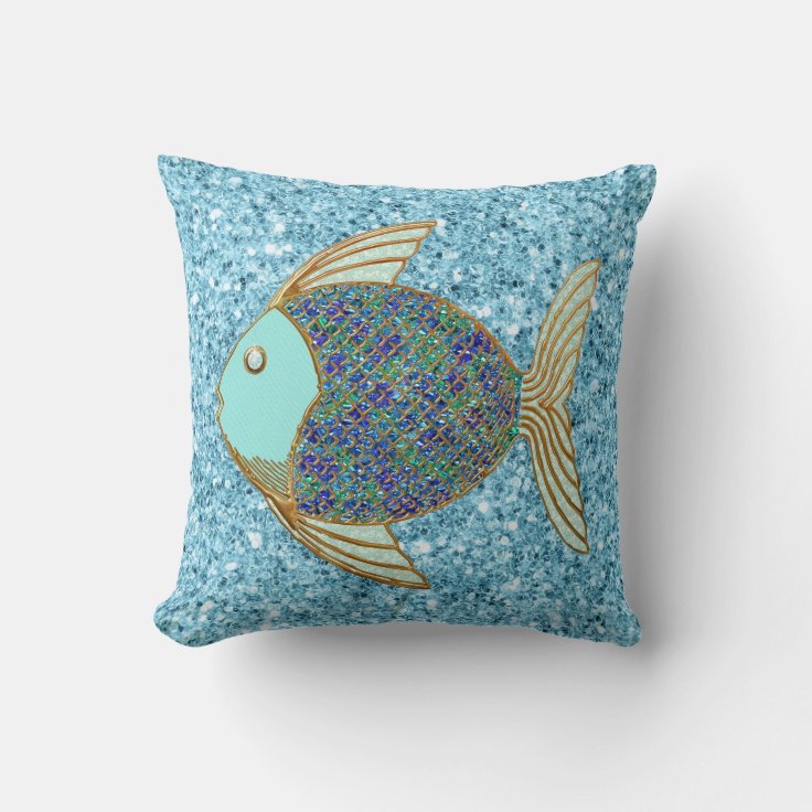 Tropical Fish Pillow | Zazzle