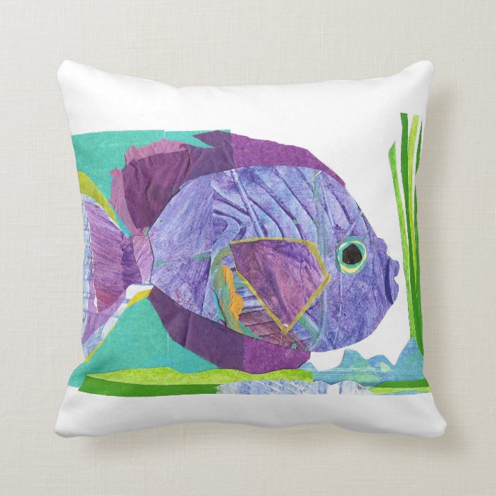 Tropical Fish Pillow - Light Purple | Zazzle.com