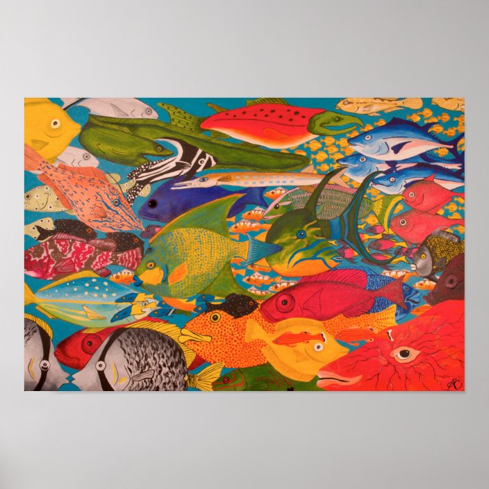 Tropical Fish Poster | Zazzle.com