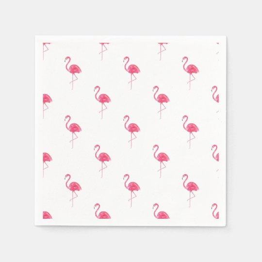 Tropical Flamingo Napkins | Zazzle.com