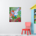 Tropical Flamingo Poster | Zazzle