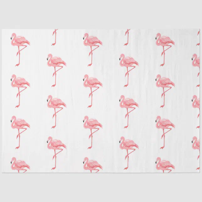 Tropical Flamingo Series Design 16 Tissue Paper | Zazzle