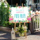 Tropical Floral Swimming Pool Party Yard Sign | Zazzle