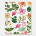 Tropical Floral Welcome Sign Birthday Baby Shower | Zazzle