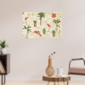 Tropical Floridian Pattern Poster | Zazzle