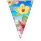 Tropical Flower Beach Hibiscus Aloha Bunting Flags | Zazzle