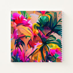 Tropical Flowers Notebook | Zazzle