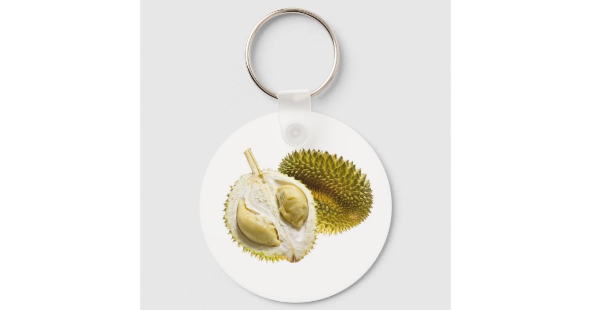 Tropical fruit - Durian Keychain | Zazzle