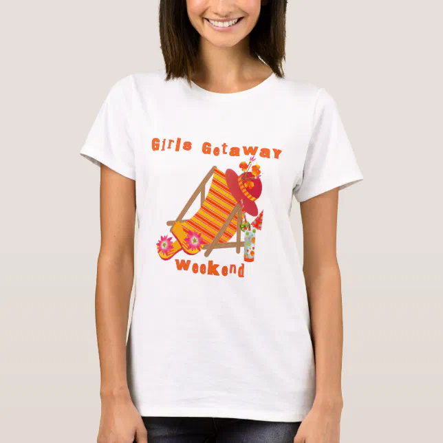 Tropical Girls Getaway Weekend T-Shirt | Zazzle