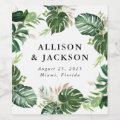 Tropical Gold | Personalized Wine Label | Zazzle
