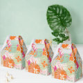 Tropical hawaiian print favor boxes | Zazzle