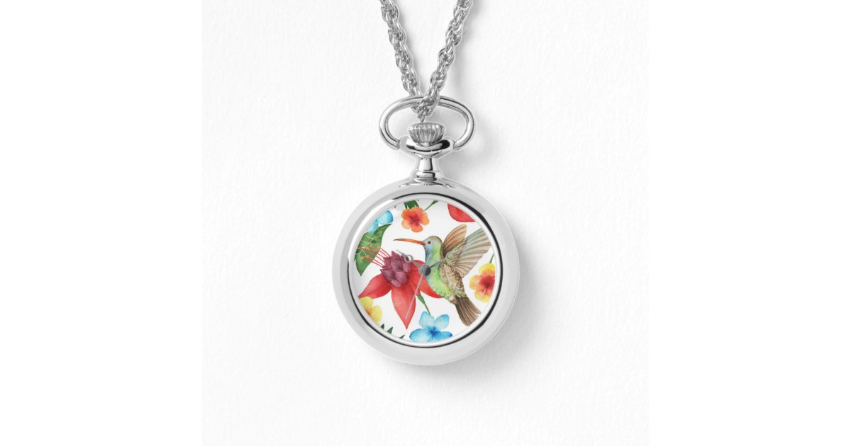 Tropical Hummingbird Watch | Zazzle