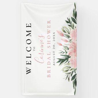 Tropical Island Botanical Floral Banner | Zazzle