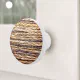 tropical island style beach rustic woven wicker ceramic knob | Zazzle