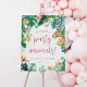 Tropical Jungle Kids Birthday Party Welcome Sign | Zazzle