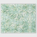 Tropical Leaves Watercolor Wrapping Paper | Zazzle