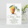 Tropical Mango | Baby Shower Invitation | Zazzle