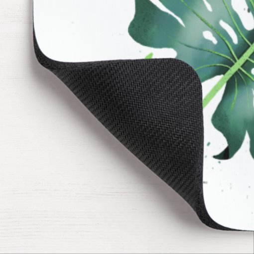 Tropical Monstera Houseplant Mouse Pad | Zazzle