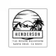 Tropical Mountain & Beach | Last Name Address Rubber Stamp | Zazzle