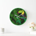 Tropical Nature Theme Wall Decor Clocks | Zazzle