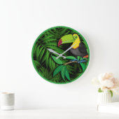 Tropical Nature Theme Wall Decor Clocks | Zazzle