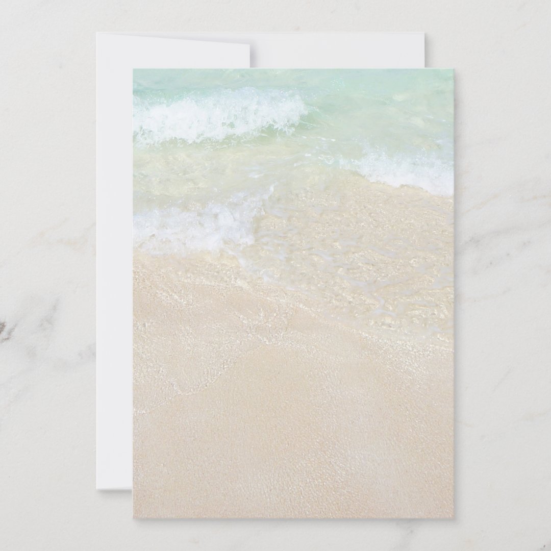 Tropical Ocean Beaches Blank Printable Paper | Zazzle