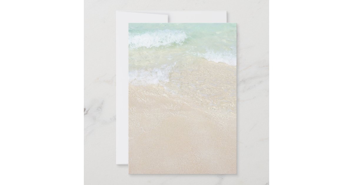 Tropical Ocean Beaches Blank Printable Paper | Zazzle