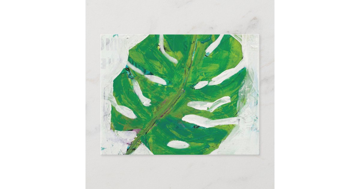Tropical | Palm Leaf Postcard | Zazzle