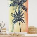 Tropical Palm Leaves Poster | Zazzle