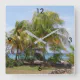 Tropical Palm Tree Clock | Zazzle