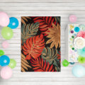 Tropical Palm Tree Leaf | Palm Frond Rug | Zazzle