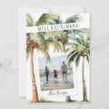 Tropical Palm Tree Mele kalikimaka Christmas Holiday Card | Zazzle