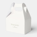 Tropical Palm Tree Monogram Crest Beach Wedding Favor Boxes | Zazzle