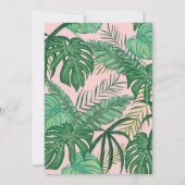 Tropical Palm Tree Pink Bachelorette Party Invitation | Zazzle