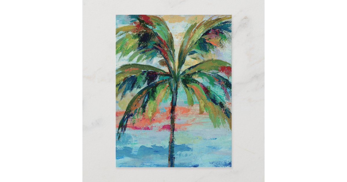Tropical | Palm Tree Postcard | Zazzle
