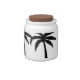 Tropical Palm Trees Candy Jar | Zazzle