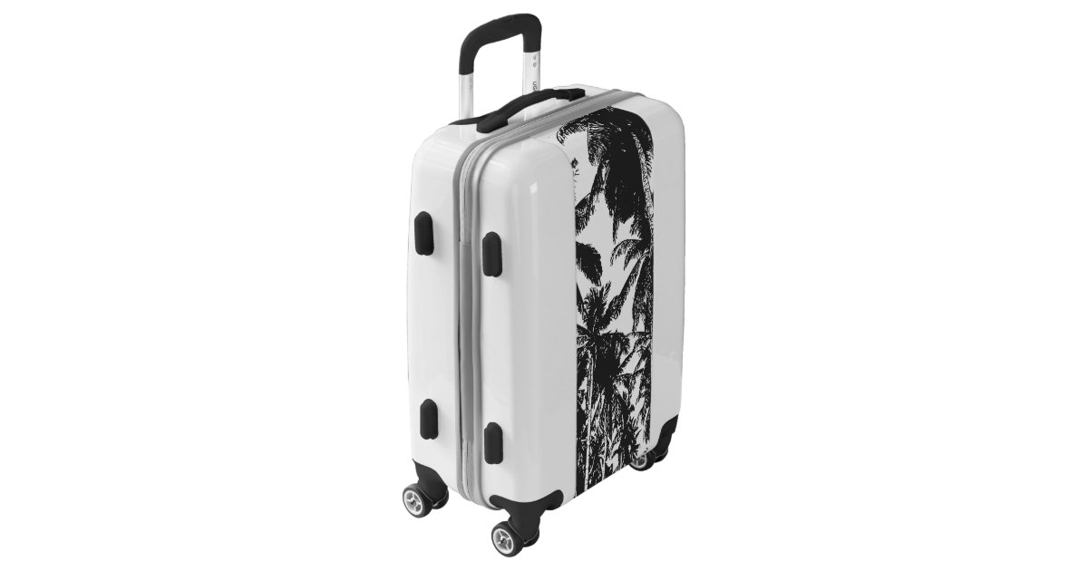 Tropical Palm Trees. Posterised design. Luggage | Zazzle