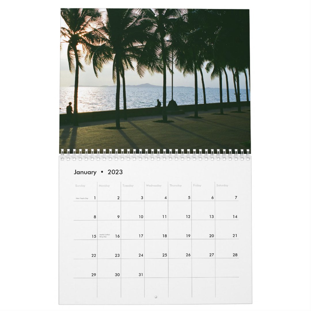 Tropical Palms Calendar | Zazzle