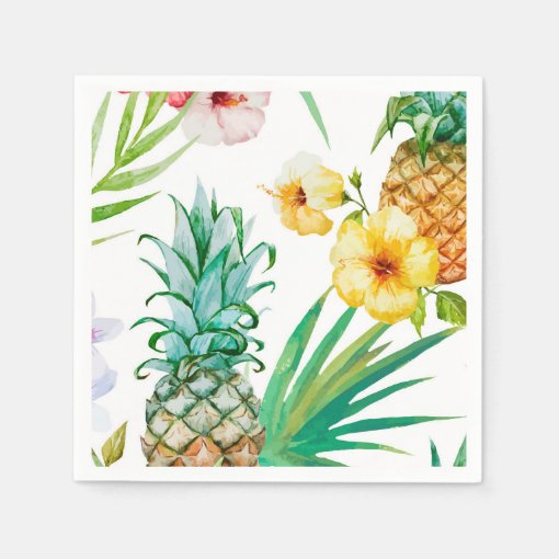 Tropical Paper Napkins | Zazzle
