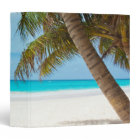 Tropical Paradise Beach Binder | Zazzle