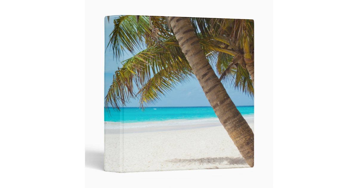 Tropical Paradise Beach Binder | Zazzle