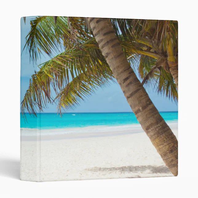 Tropical Paradise Beach Binder | Zazzle