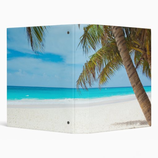 Tropical Paradise Beach Binder | Zazzle