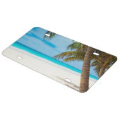 Tropical Paradise Beach License Plate | Zazzle